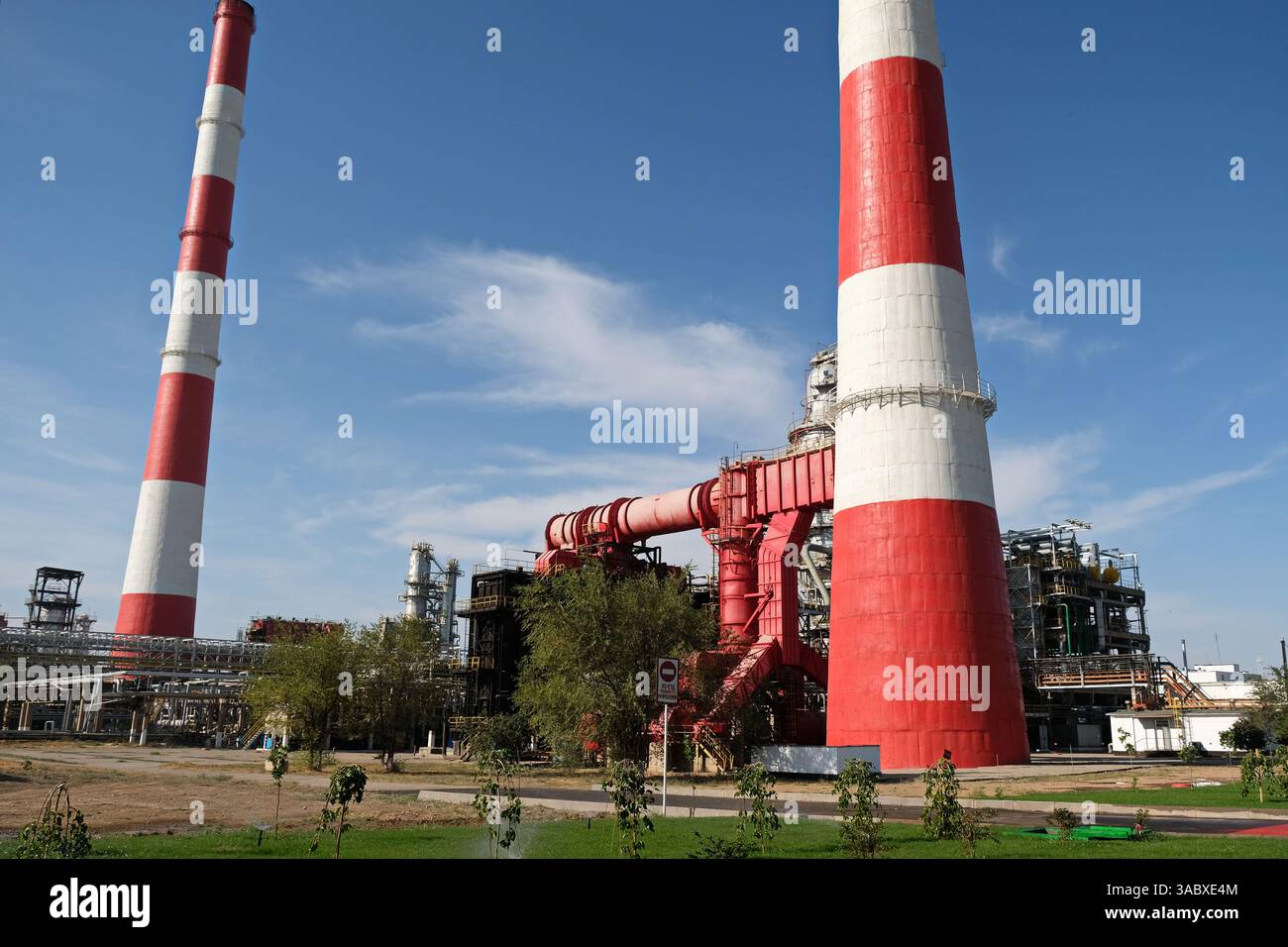 Kazakhstan oil refinery hi-res stock photography and images - Alamy