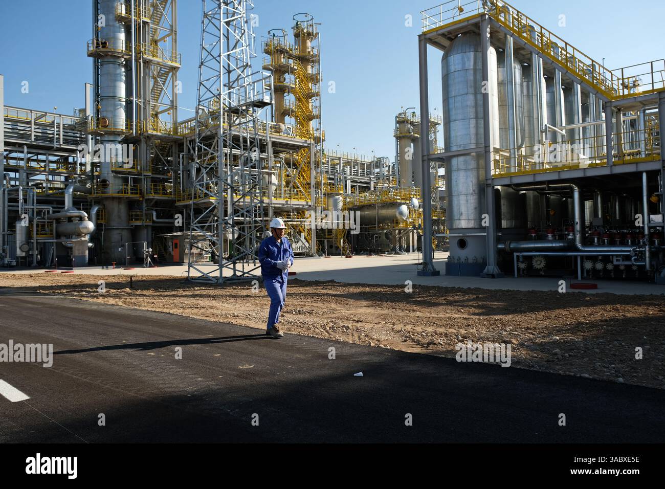 Shymkent Oil Refinery Petro Kazakhstan Stock Photo - Alamy