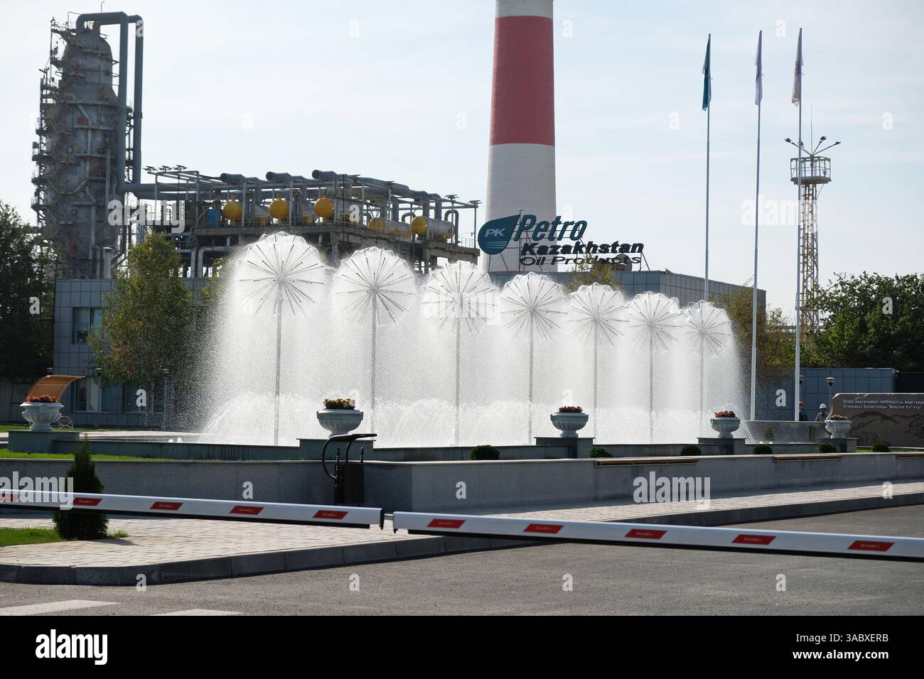 Shymkent Oil Refinery Petro Kazakhstan Stock Photo - Alamy