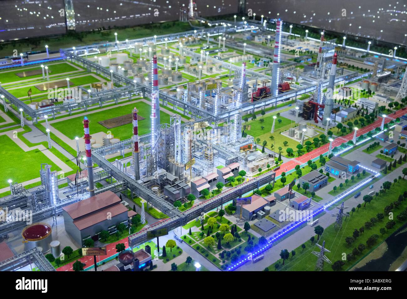 Shymkent Oil Refinery Petro Kazakhstan Stock Photo - Alamy