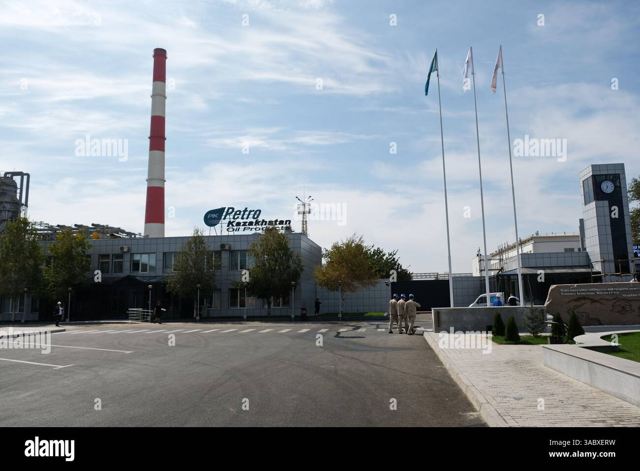 Kazakhstan oil refinery hi-res stock photography and images - Alamy