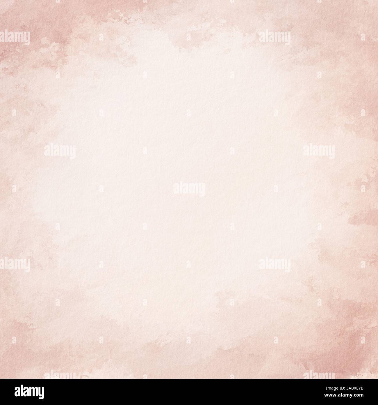 Watercolor background of delicate pink color as square template for a ...