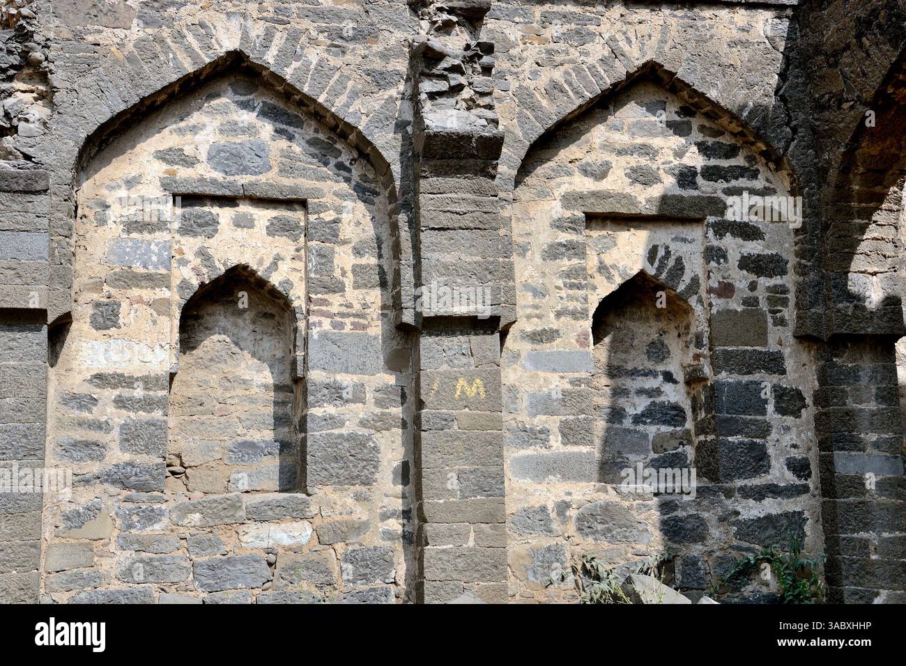 Partial view of Gulbarga fort was originally built by Raja Gulchand ...