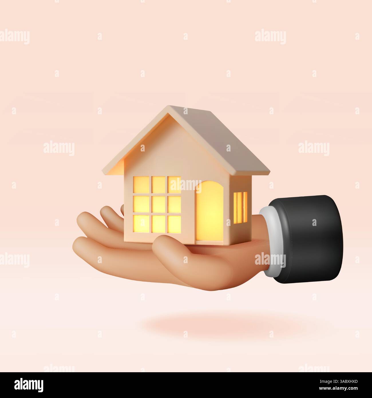 Residential building economy family Stock Vector Images - Alamy