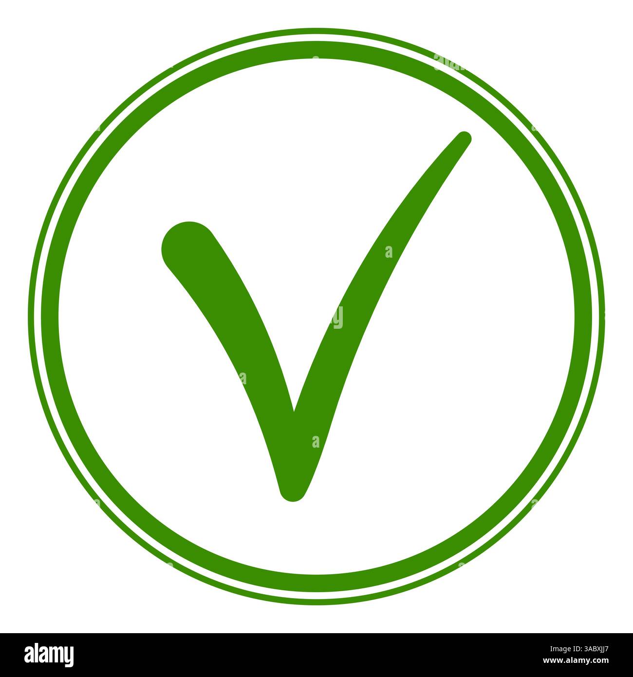 Green checkmark icon in circle, confirmation success approved validated ...