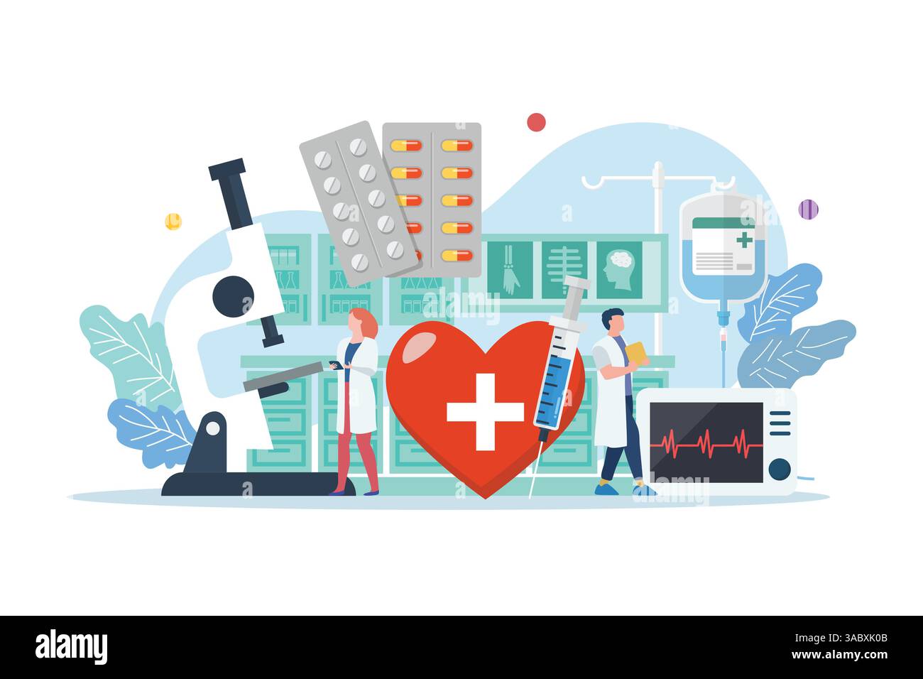 Medical school class Stock Vector Images - Alamy