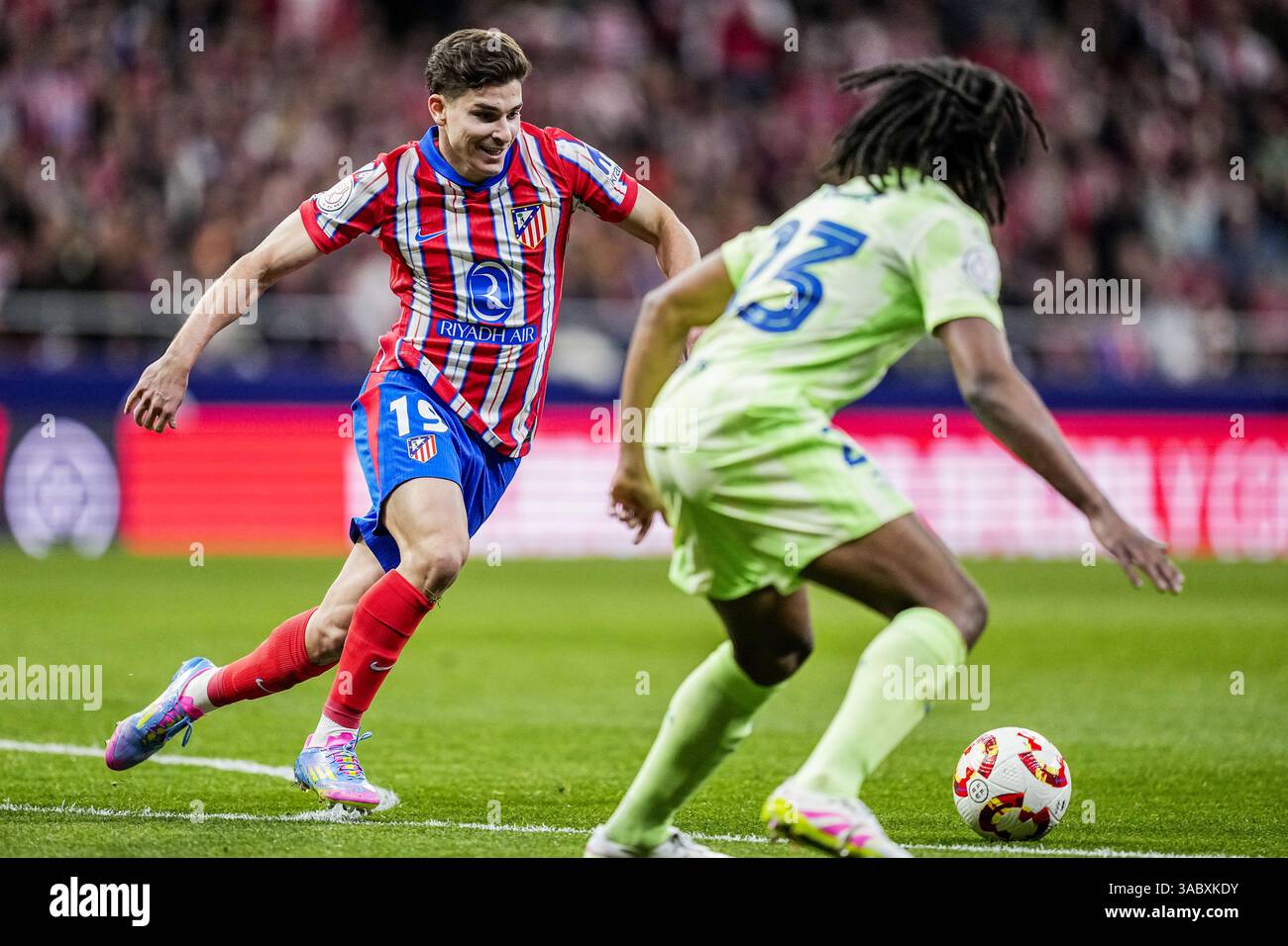 Julian Alvarez of Atletico de Madrid during the Spanish Cup, Copa del ...