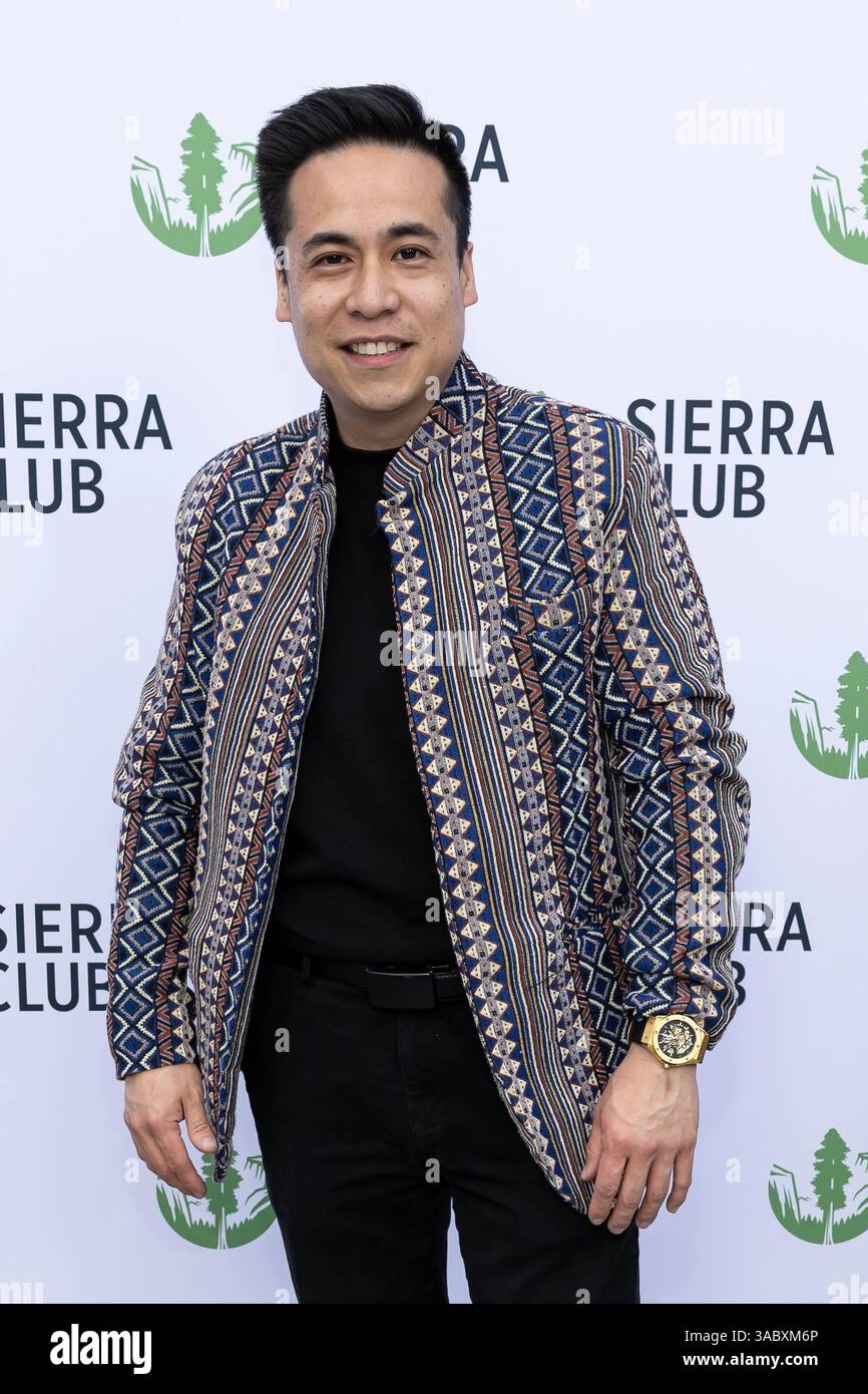 Richard Mendoza attends the arrivals of Sierra Club’s 2025 Trail Blazers Ball at the Skirball ...