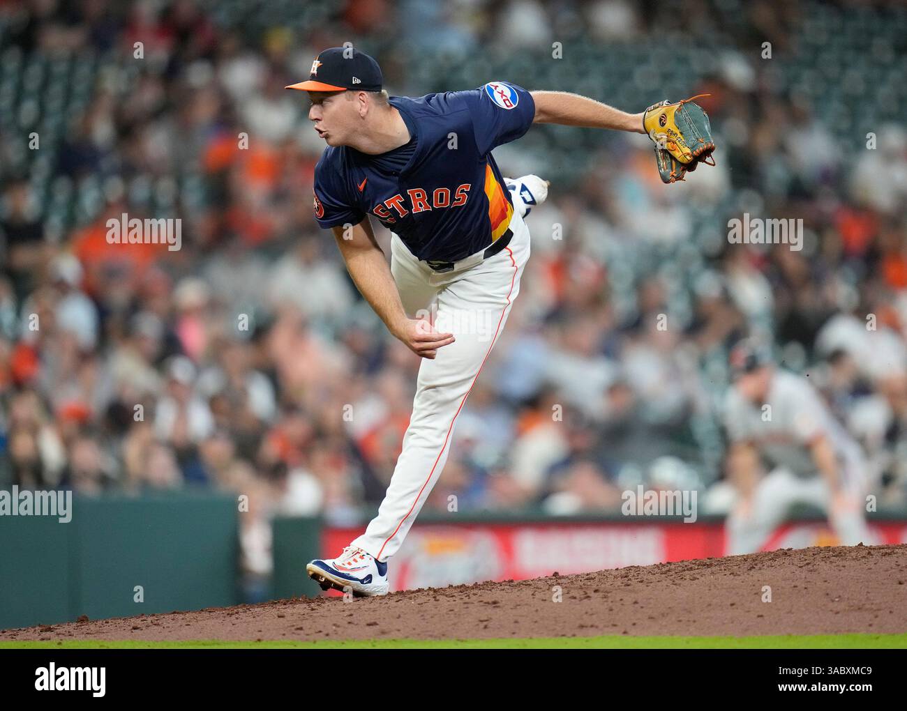 Houston Astros relief pitcher Ryan Gusto (67) pitches to San Francisco ...