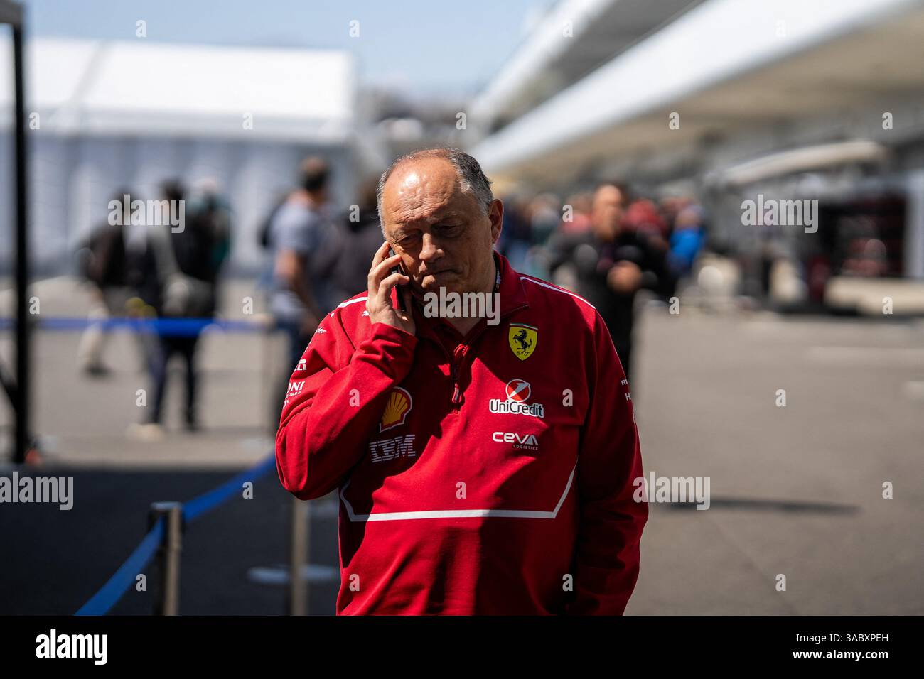 FRED VASSEUR (FRA) of Scuderia Ferrari during the FORMULA 1 LENOVO ...