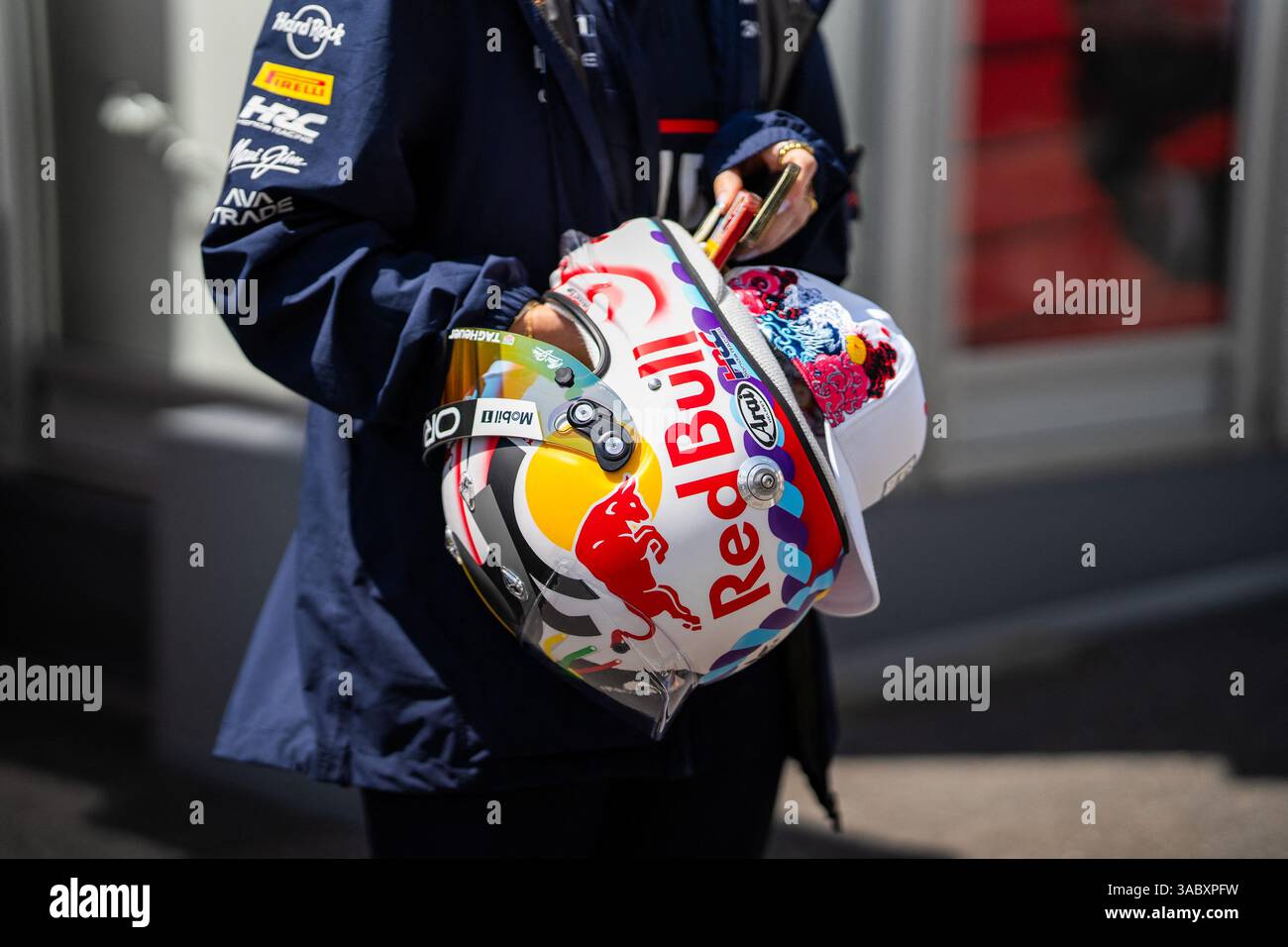 YUKI TSUNODA (JAP) of Oracle Redbull Racing #22 helmet during the ...