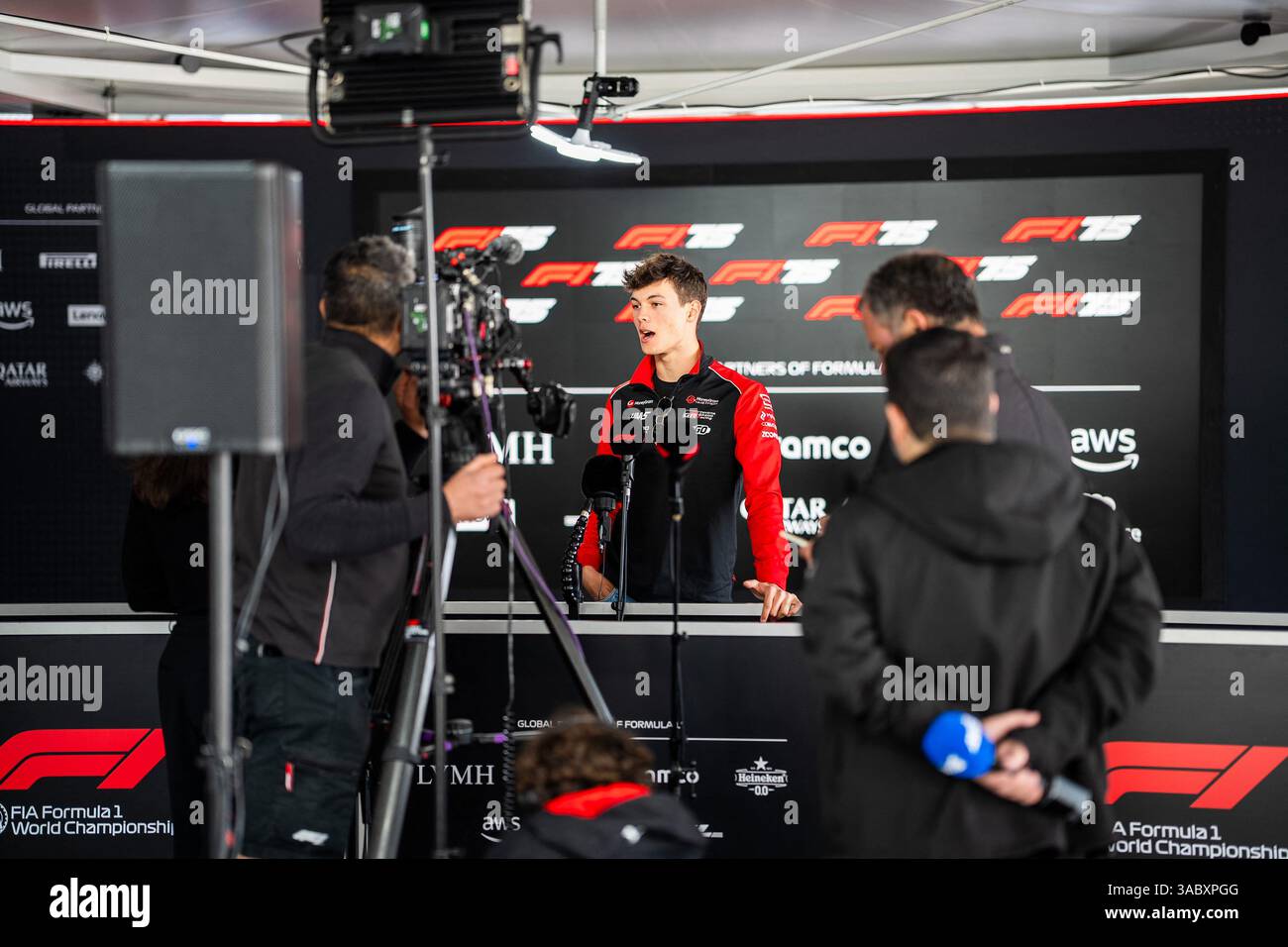 OLIVER BEARMAN (GBR) of Haas F1 Team #87 during the FORMULA 1 LENOVO ...