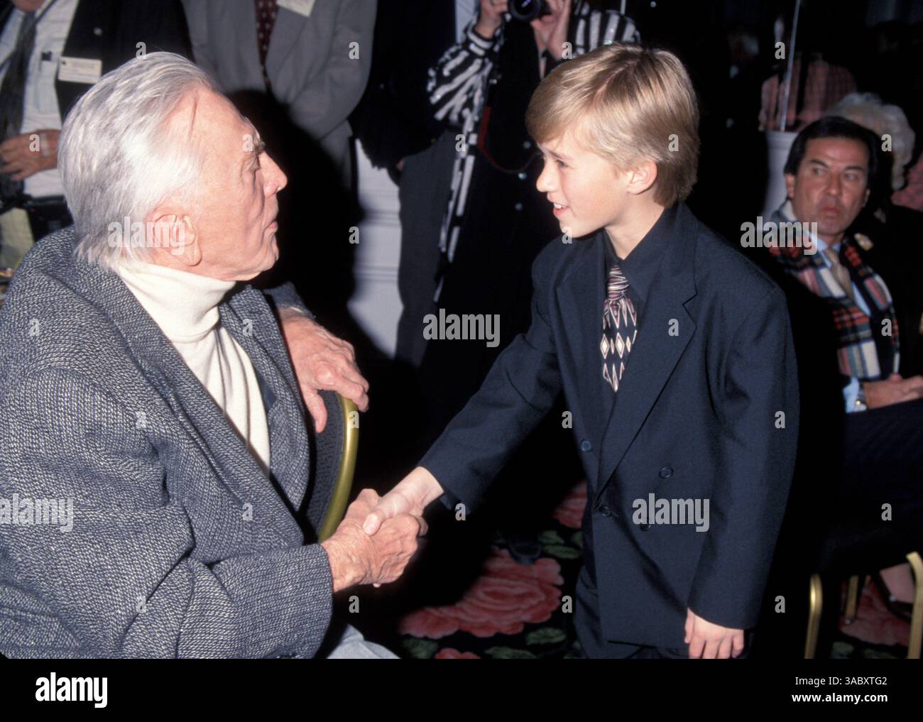 Dec 12, 1999 - Los Angeles, CA, USA - Actor KIRK DOUGLAS with actor ...