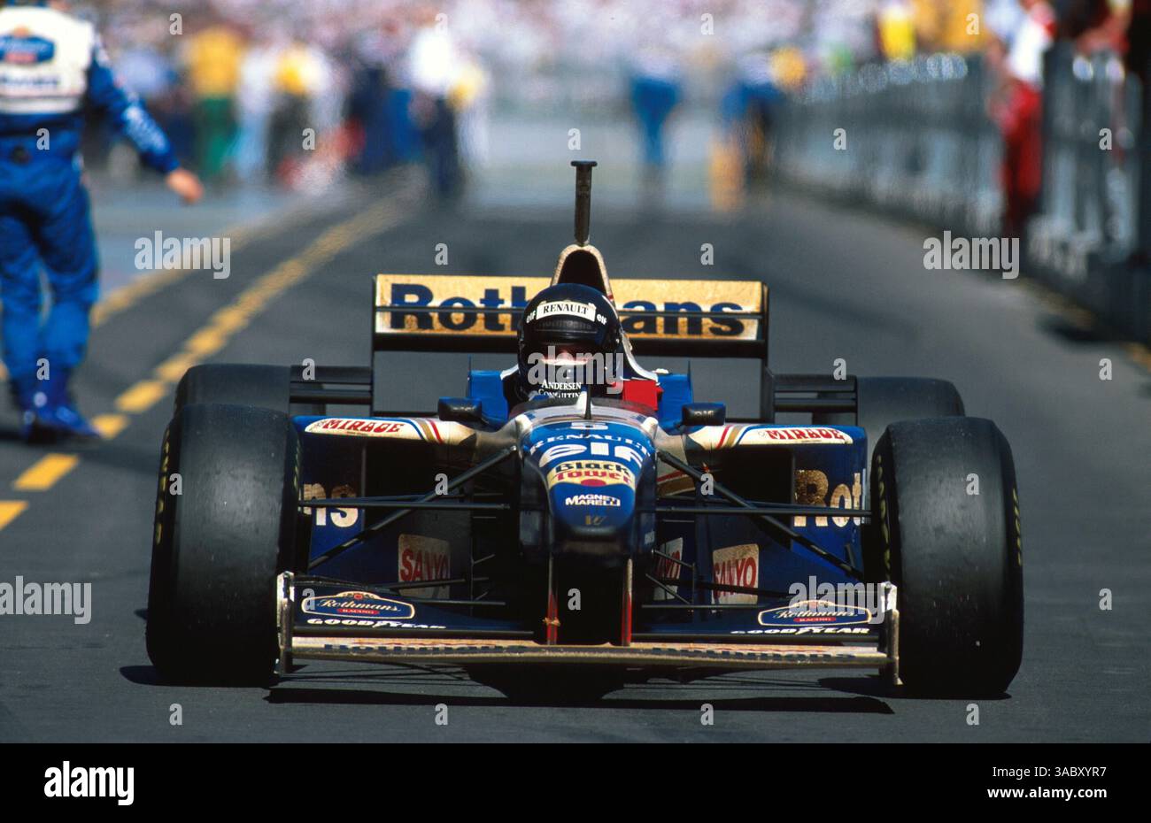 Winner Damon Hill(GBR) Williams FW18..Australian Grand Prix, Melbourne ...