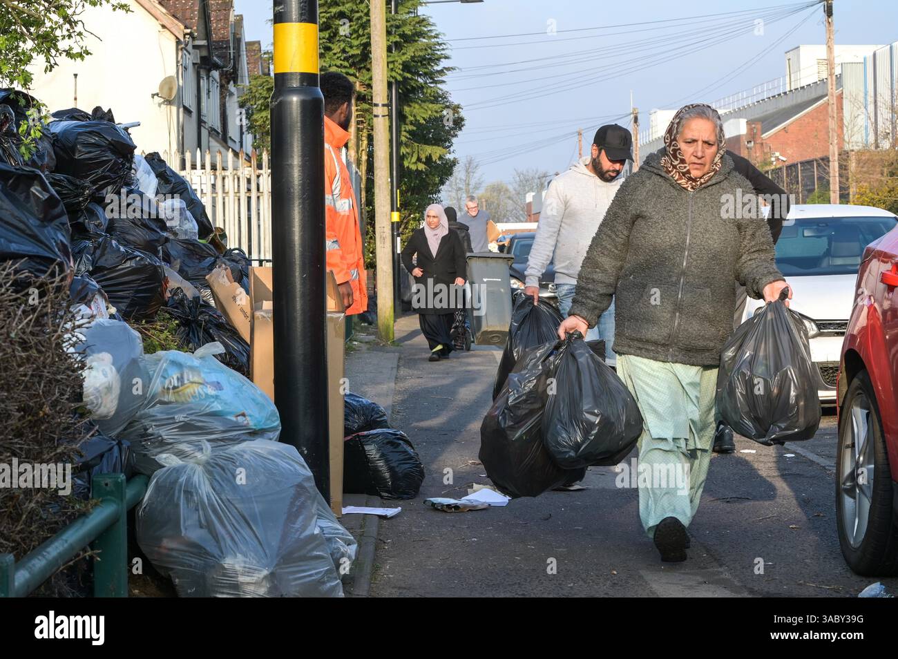 Formans Road Birmingham 3rd April 2025: Tonnes of rubbish was dumped in ...