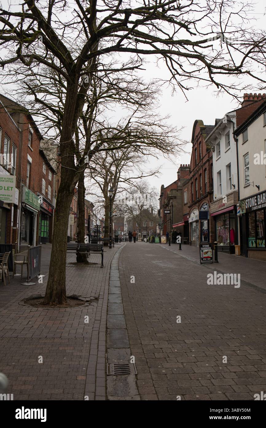 High Street, Stone, Staffordshire, England Stock Photo - Alamy