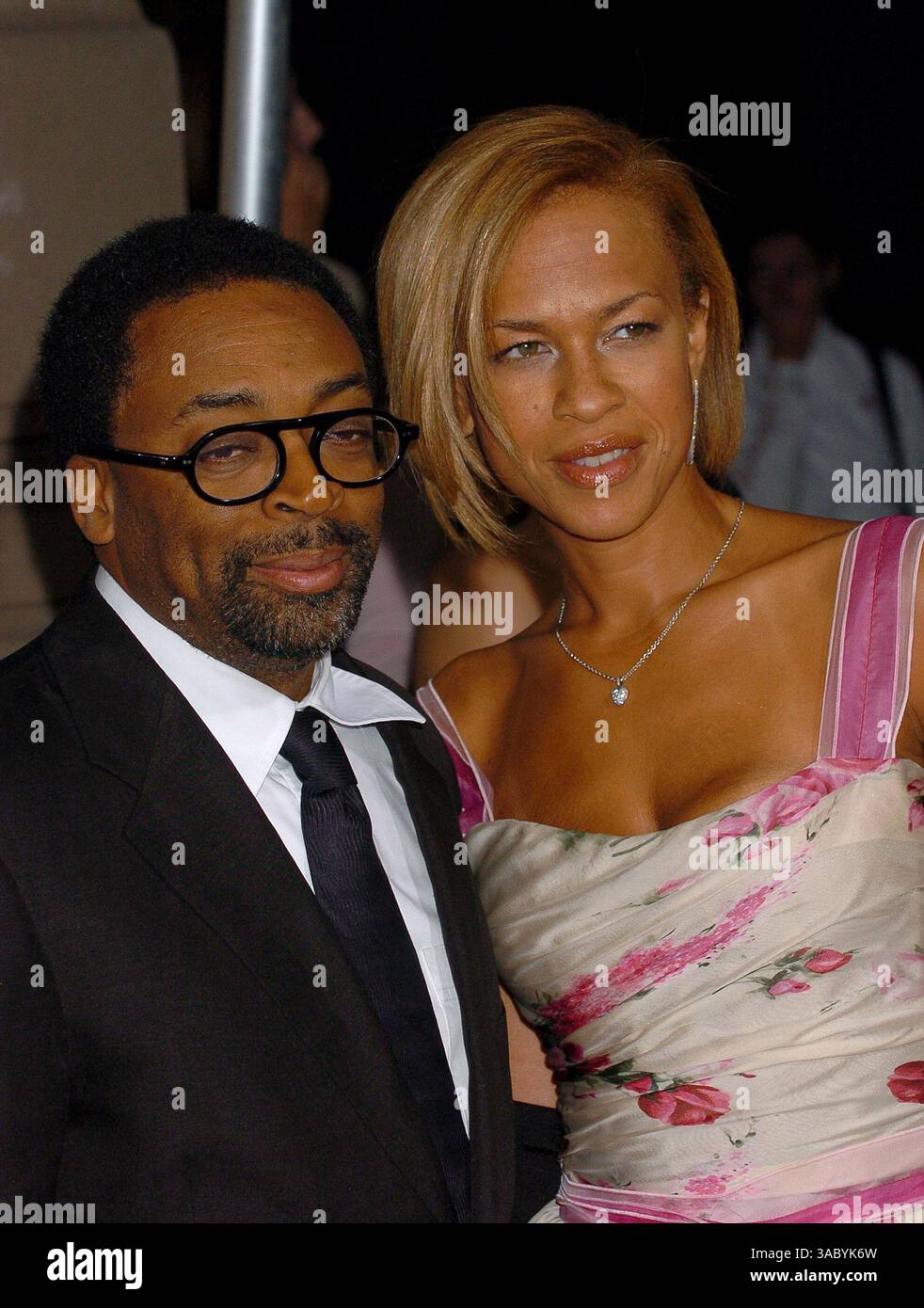 NEW YORK, JUNE 8, 2006 Spike Lee and Tanya Lynette Lewis at the Cartier ...