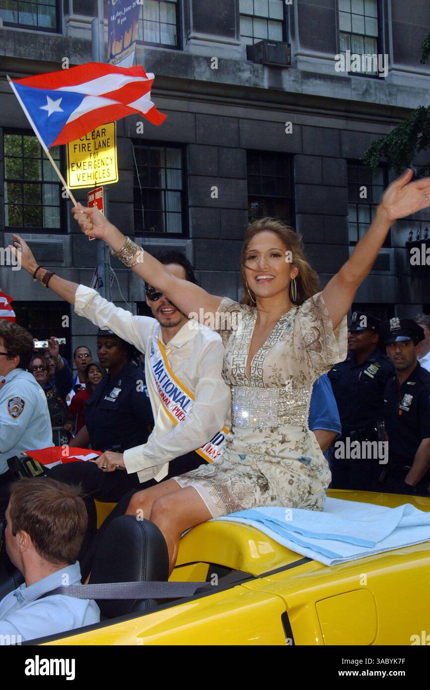 June 11 2006, New York City Marc Anthony, Jennifer Lopez and Mayor Mike ...