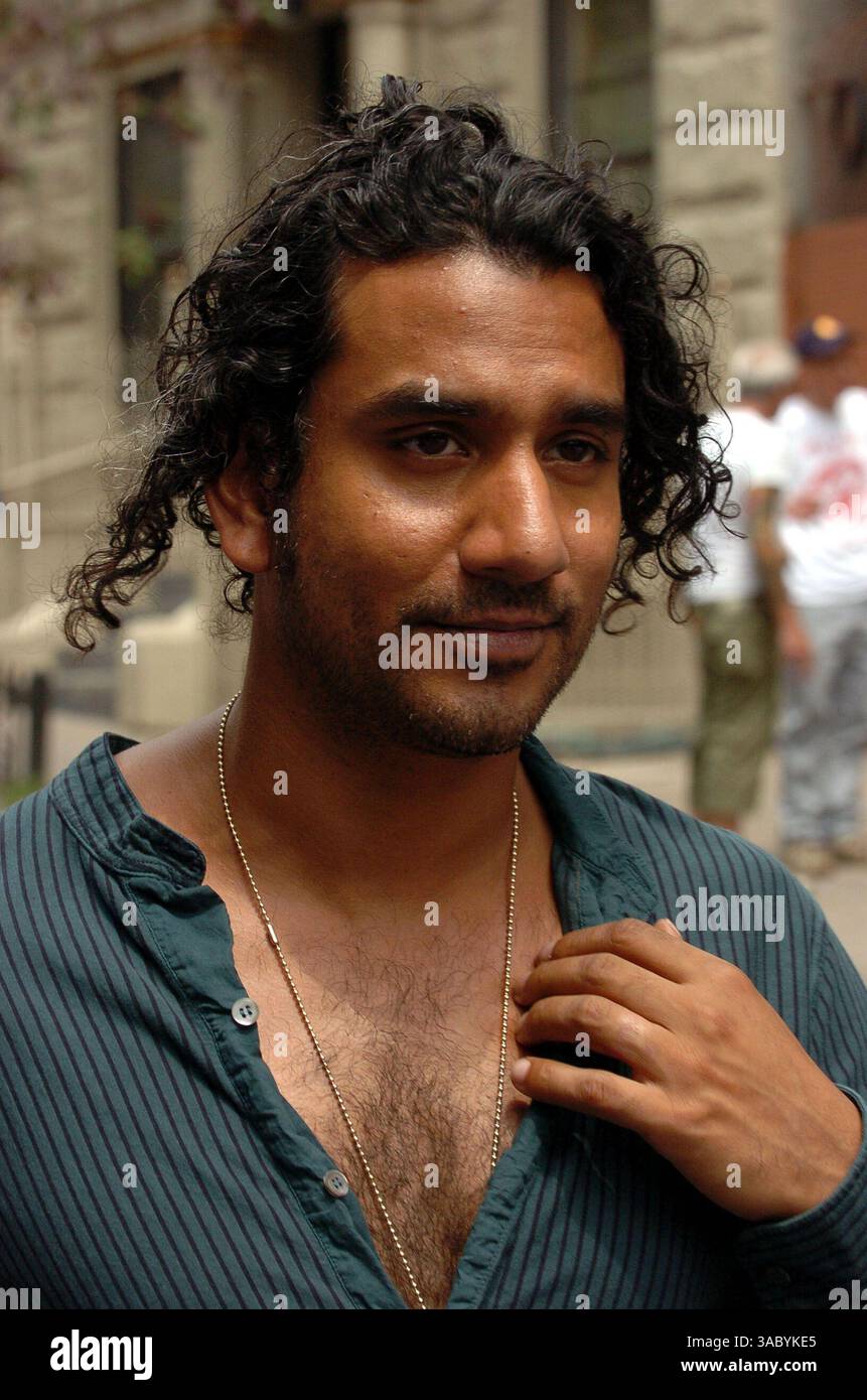 June 14, 2006, New York City Naveen Andrews on the set of 'The Brave ...