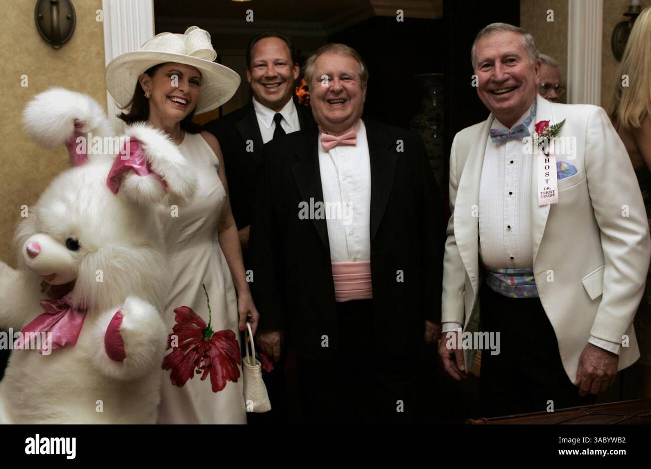 (Published 4/3/2005, E-7) At the host party for the Easter Ball at the Manchester Grand Hyatt ...