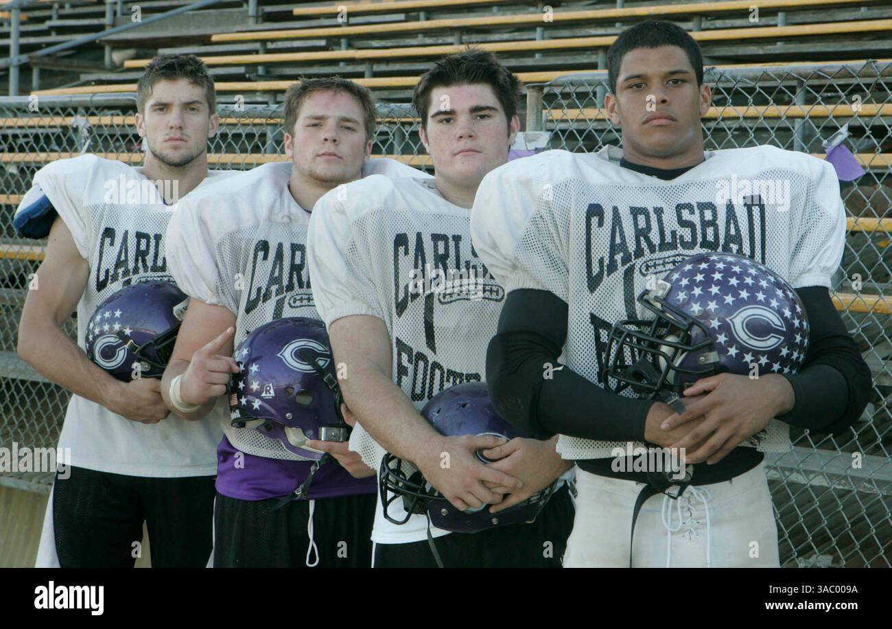 (Published 12/12/2005, E-4) Carlsbad High School defensive lineman from ...