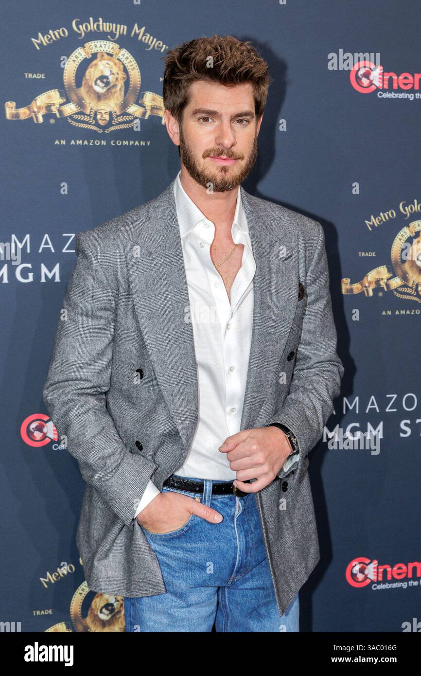 Andrew Garfield attends the Amazon MGM Studios presentation during ...