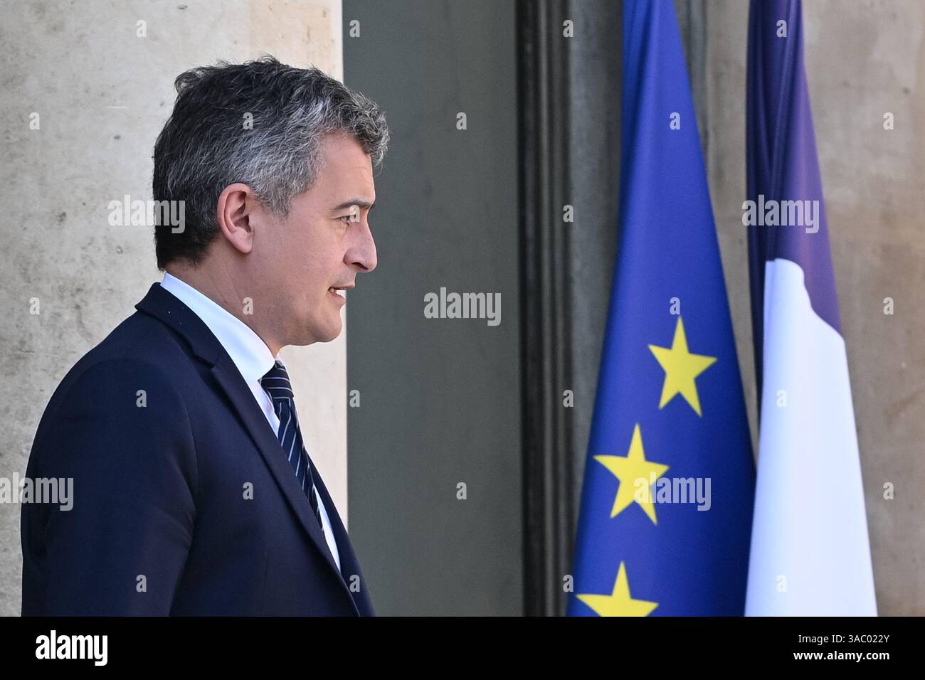 Paris, France. 02nd Apr, 2025. The Keeper of the Seals, Minister of ...
