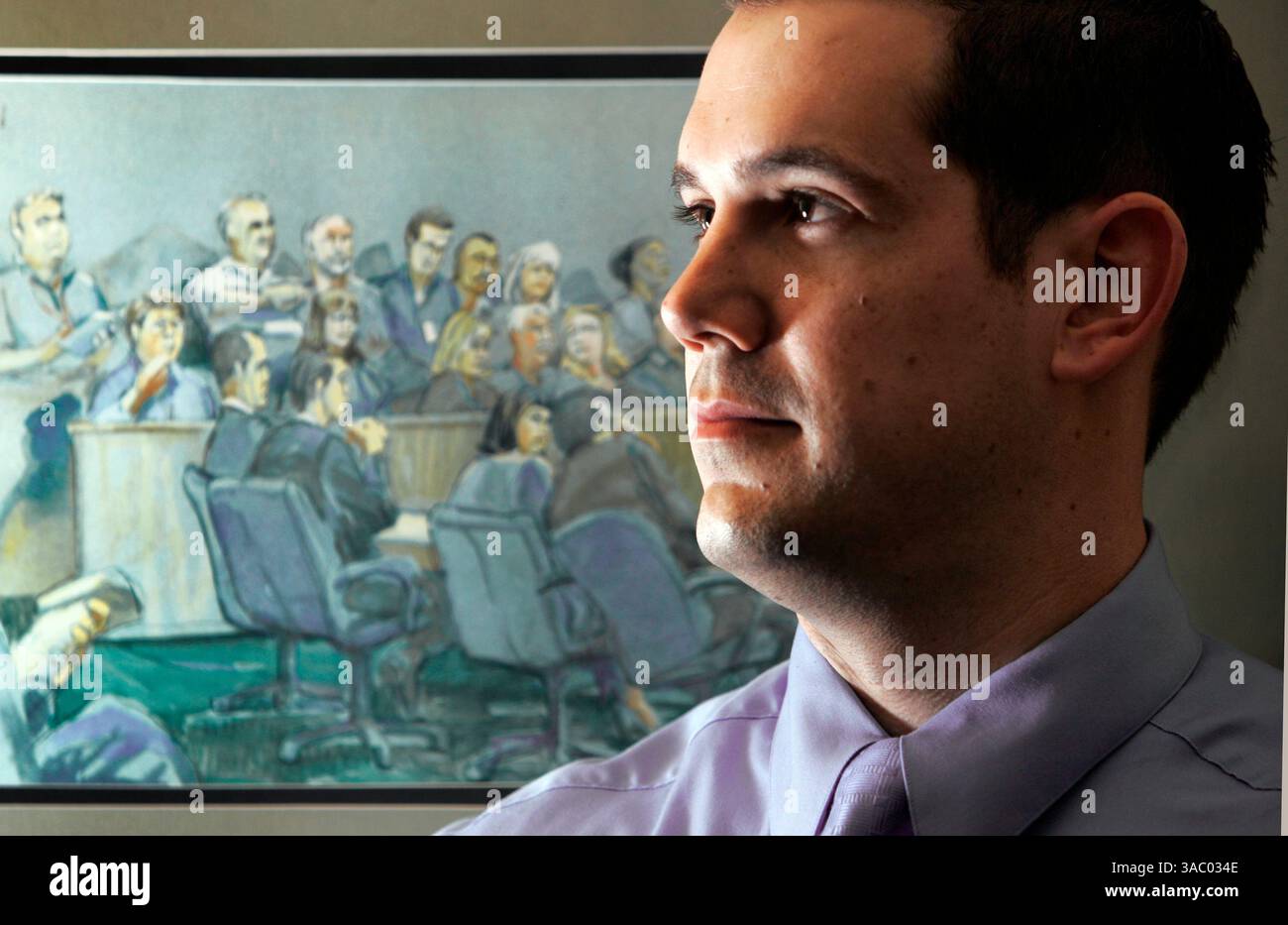 Back and white courtroom hi-res stock photography and images - Alamy