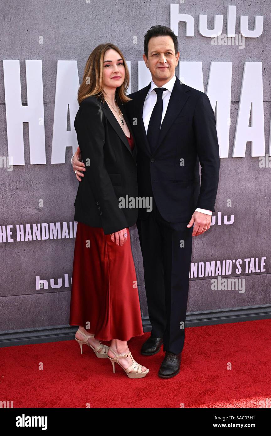 Josh Charles mit Ehefrau Sophie Flack bei der Premiere der 6. Staffel ...