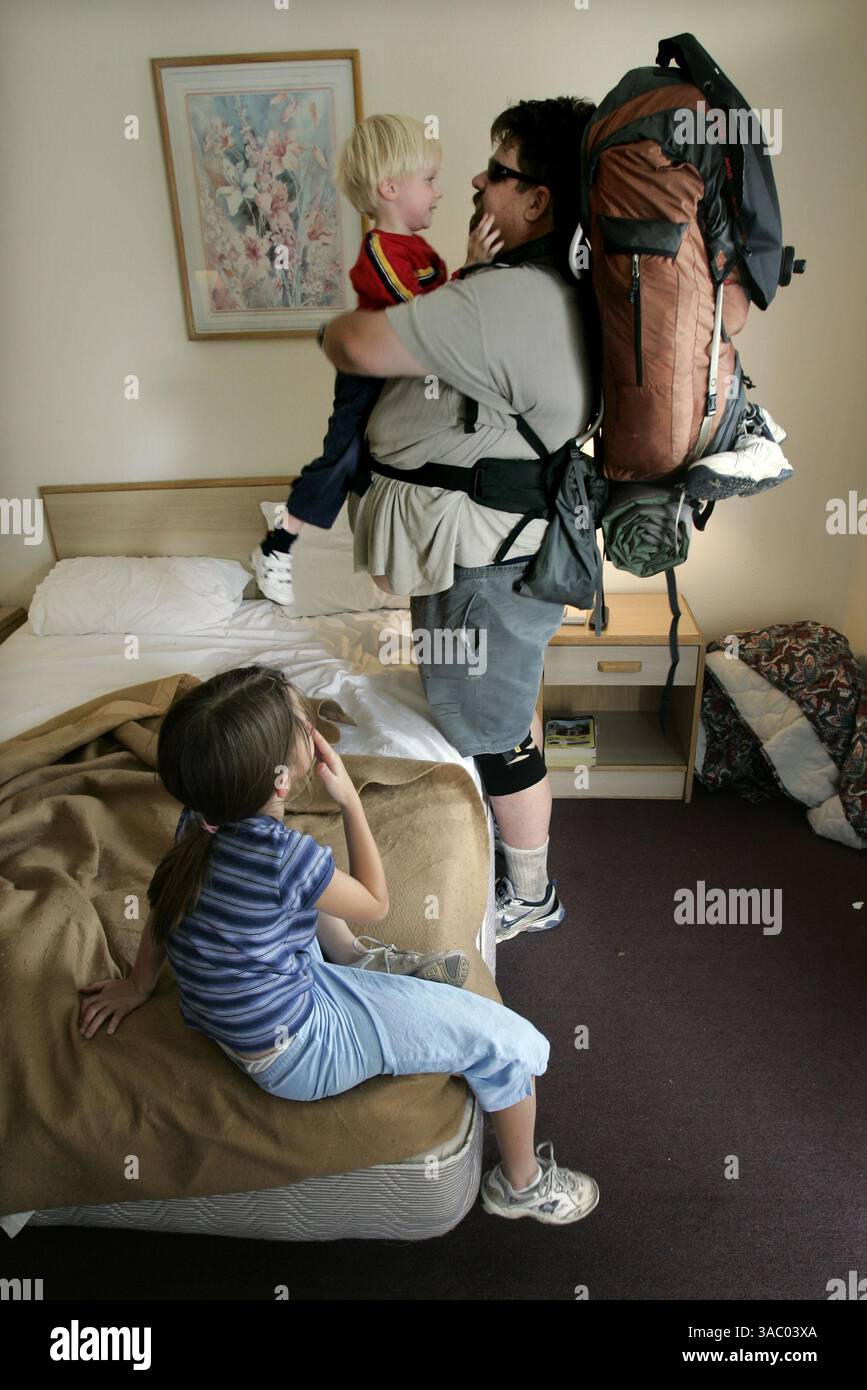 (Published 5/3/2005, B-4) Stephen Vaught says goodbye to his son Marcus ...