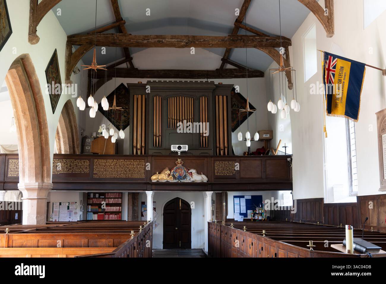 St. Mary`s Church, Stoneleigh, Warwickshire, England, UK Stock Photo ...