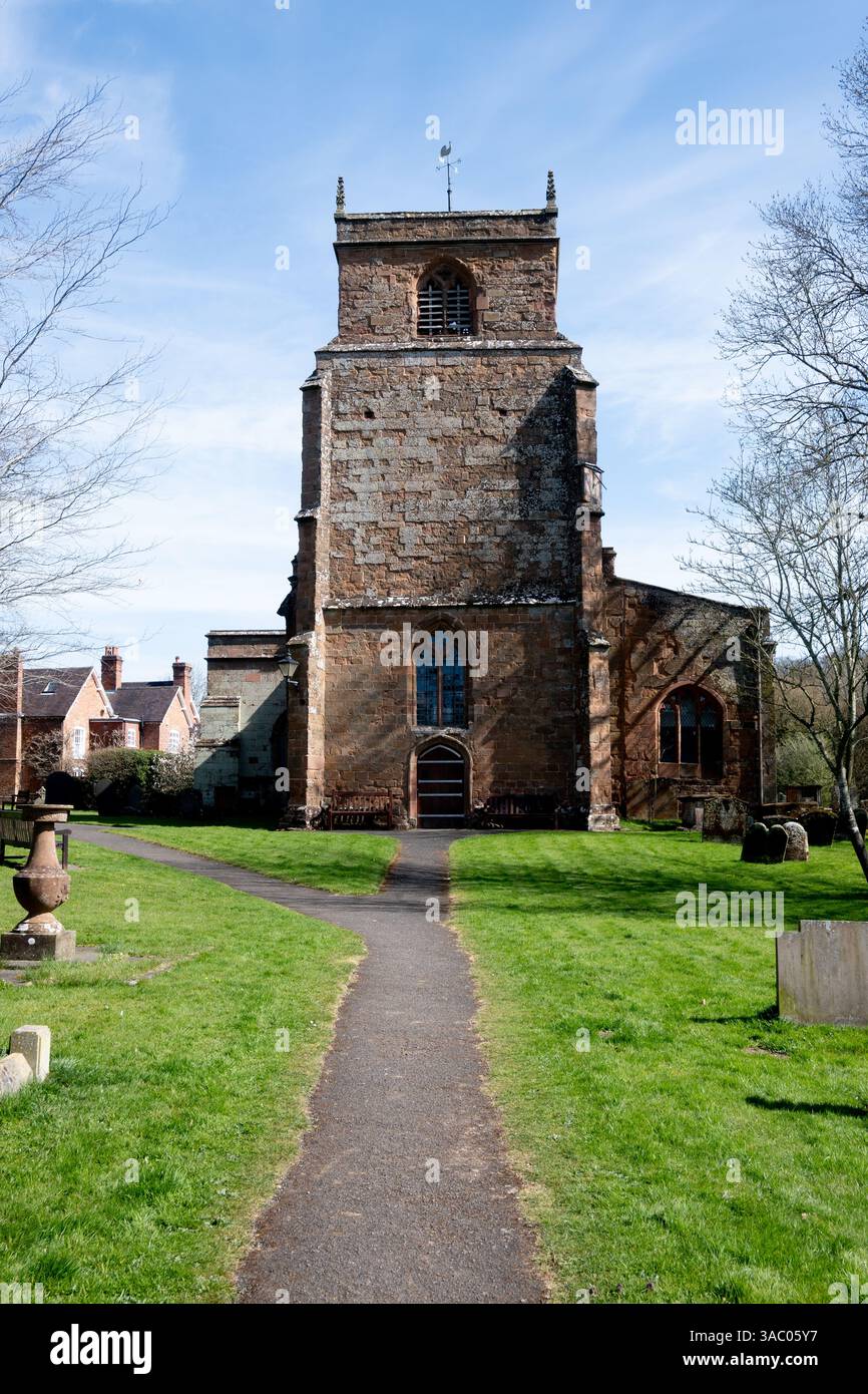 St. Mary`s Church, Stoneleigh, Warwickshire, England, UK Stock Photo ...