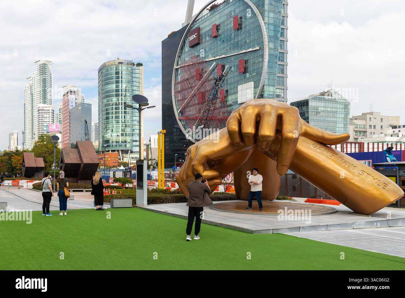 Statue of Gangnam Style is a public art installation that pays homage ...
