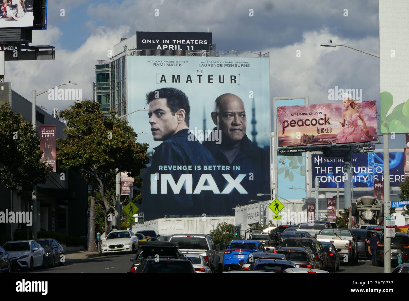 Los Angeles, California, USA 2nd April 2025 The Amateur Billboard with ...