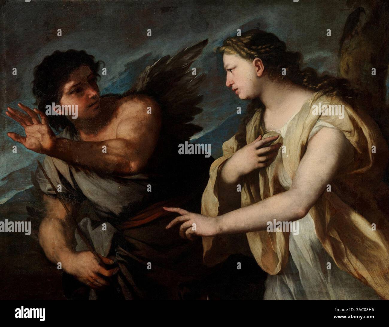 Luca Giordano - Picus and Circe - In Greek mythology, Circe is ...