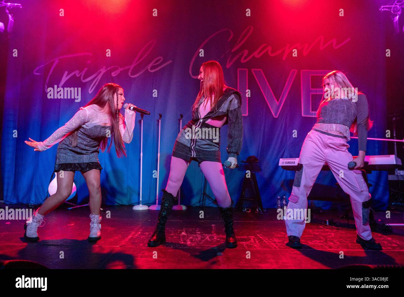 Triple Charm on stage as they kick off “Triple Charm Live - World Tour ...