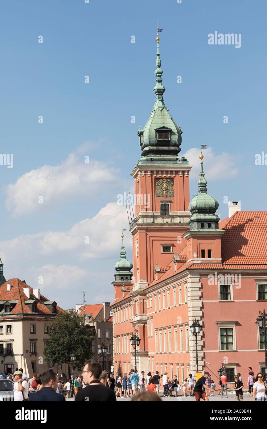 Warsaw, Poland, the Royal Castle Palace, Castle Square Stock Photo - Alamy