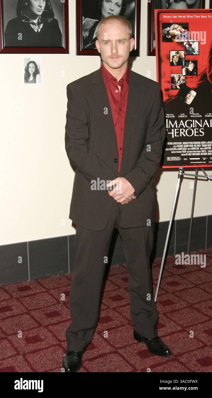 Dec 02, 2004; Los Angeles, CA, USA; Actor BEN FOSTER at the ' Imaginary ...