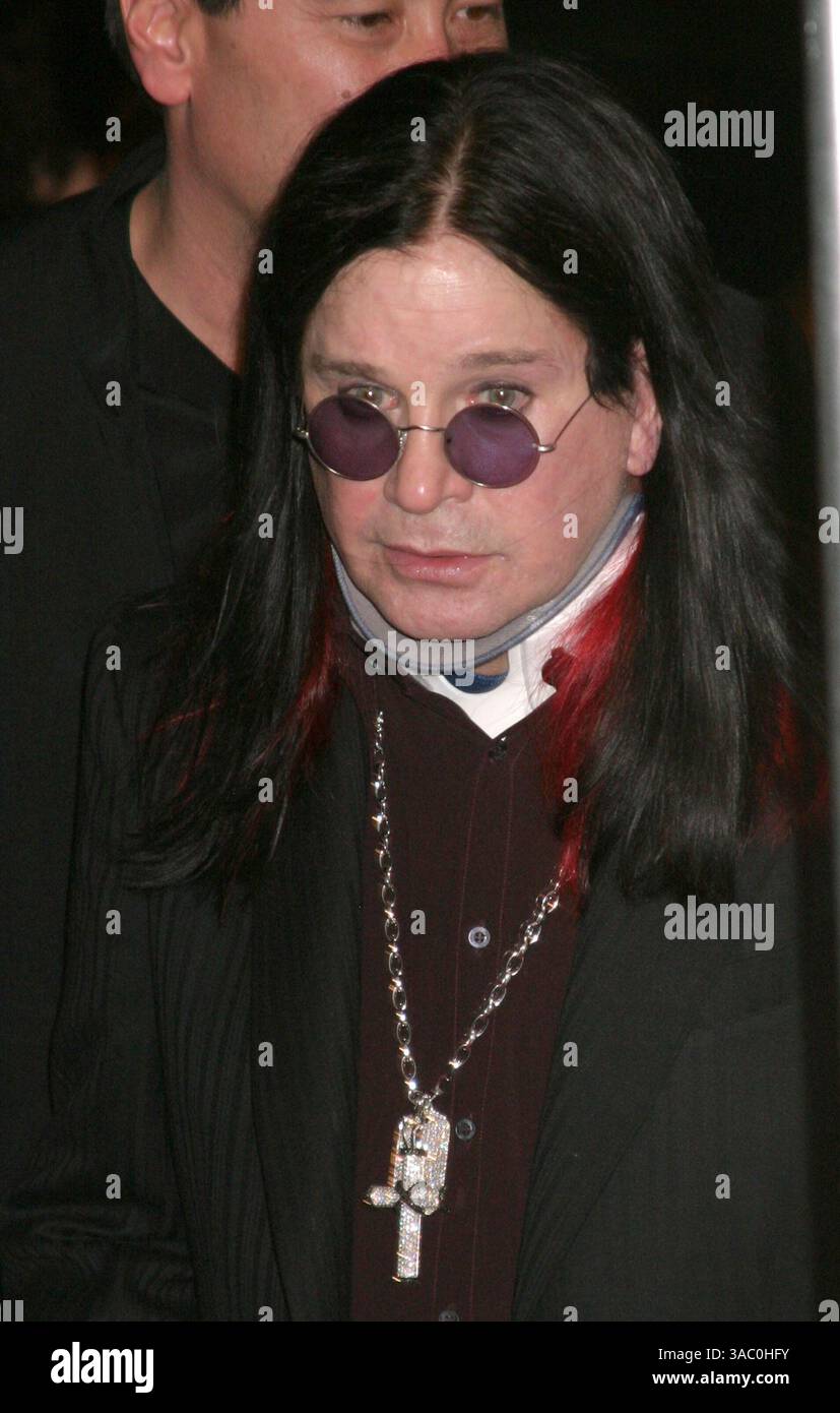 Feb 08, 2004; Los Angeles, CA, USA; Artist/Actor OZZY OSBOURNE at the ...