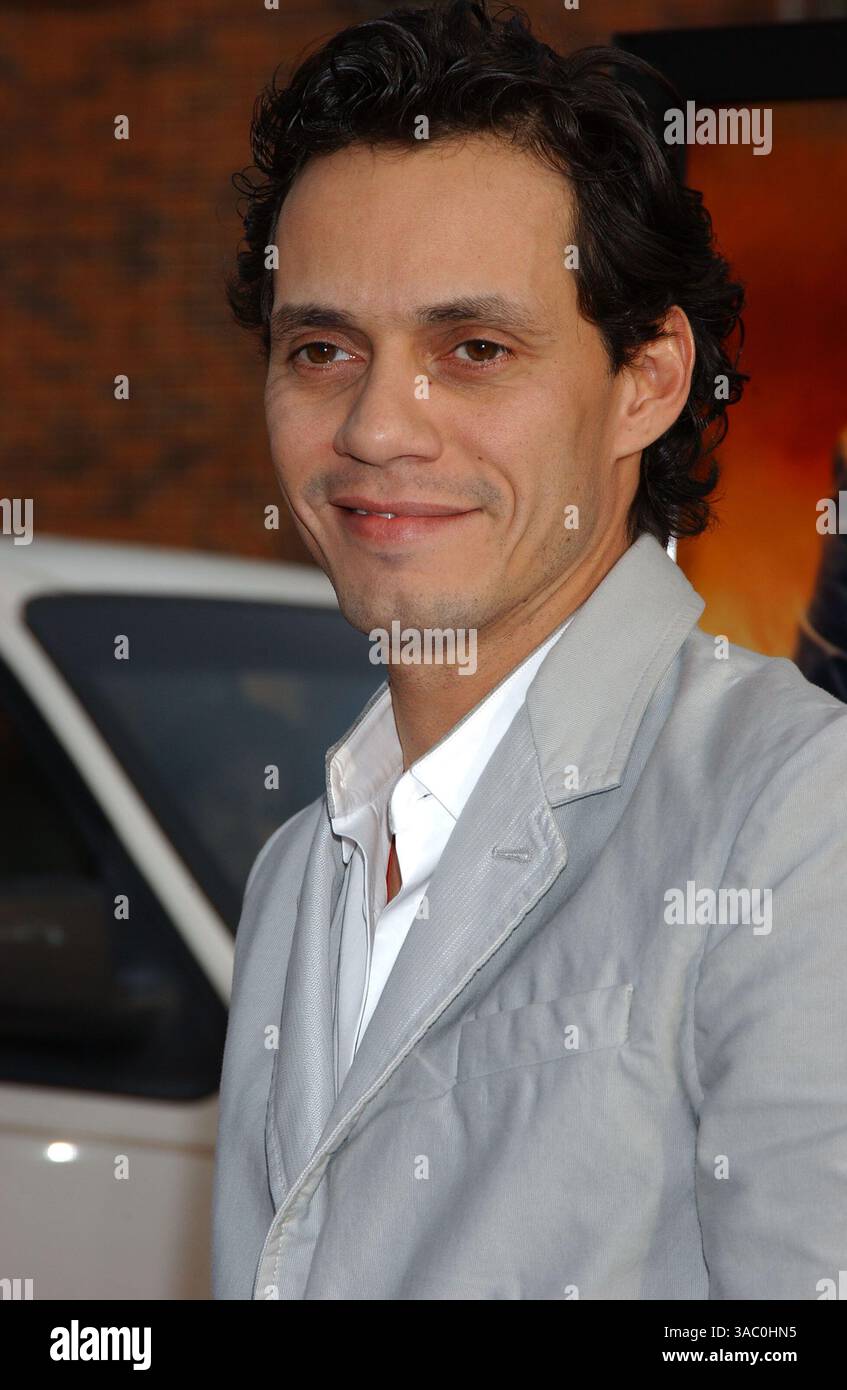 Apr 18, 2004; Los Angeles, CA, USA; Singer MARC ANTHONY at the 'Man On ...