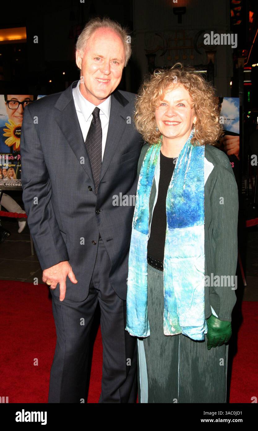 Nov 15, 2004; Hollywood, CA, USA; Actor JOHN LITHGOW and wife MARY ...