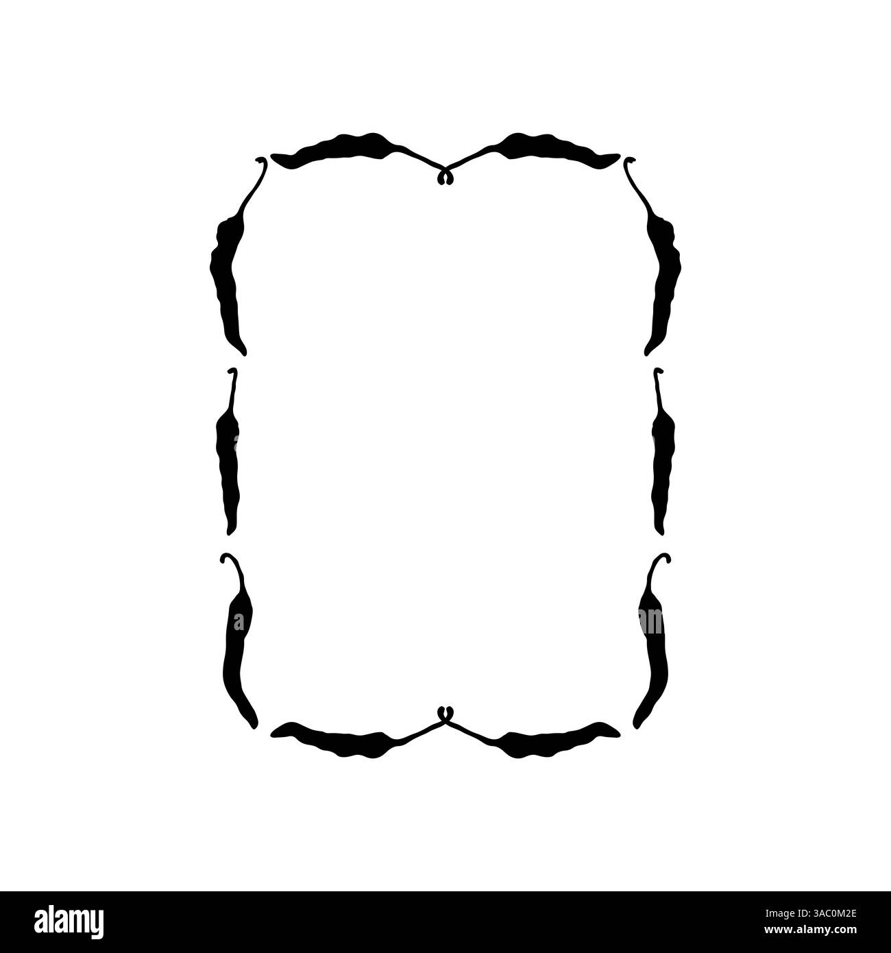 Chili pepper peppers Black and White Stock Photos & Images - Alamy