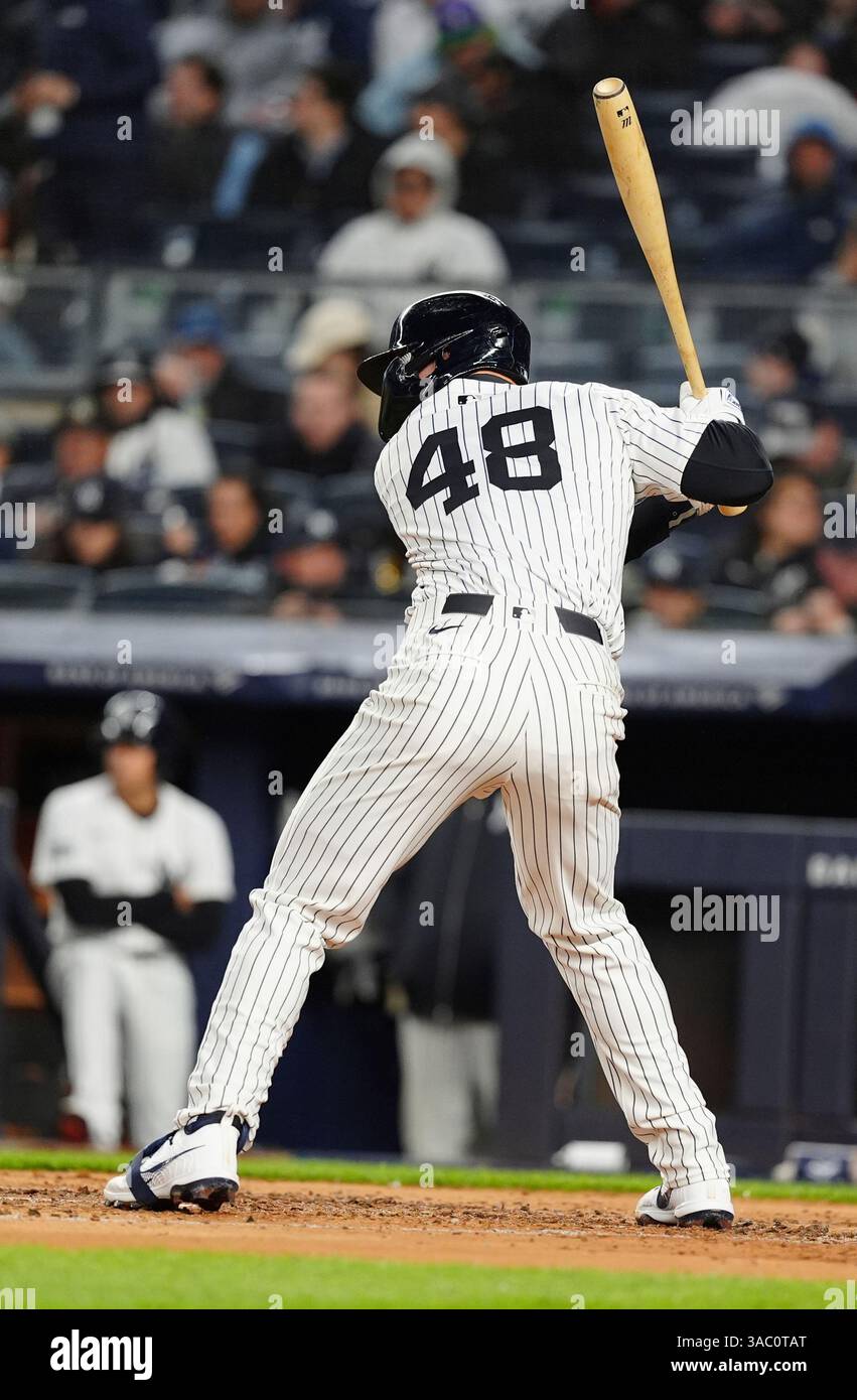 BRONX, NY - APRIL 02: New York Yankees first baseman Paul Goldschmidt ...