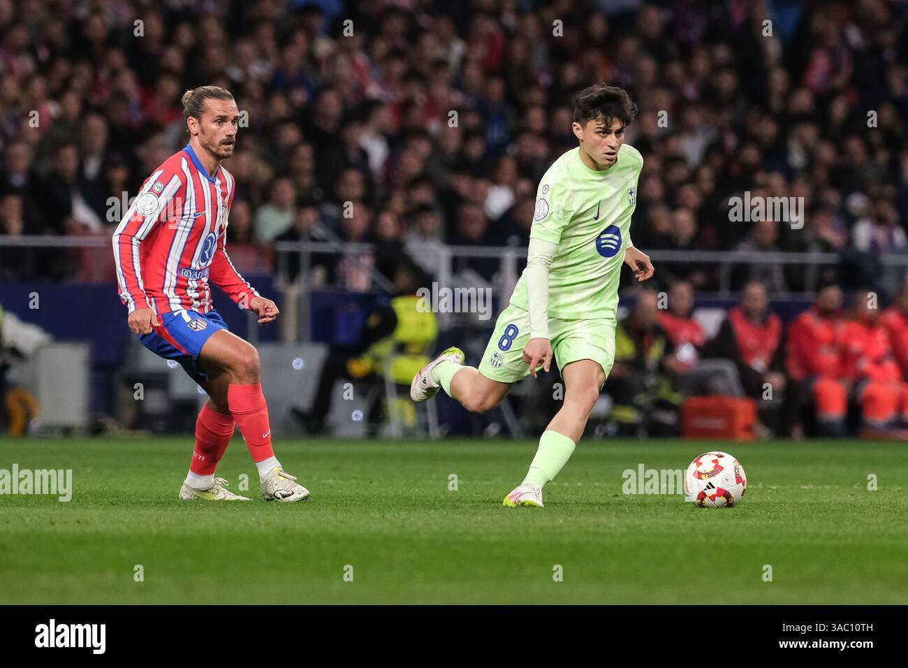 Pedri of FC Barcelona during the Copa del Rey match Atletico de Madrid ...