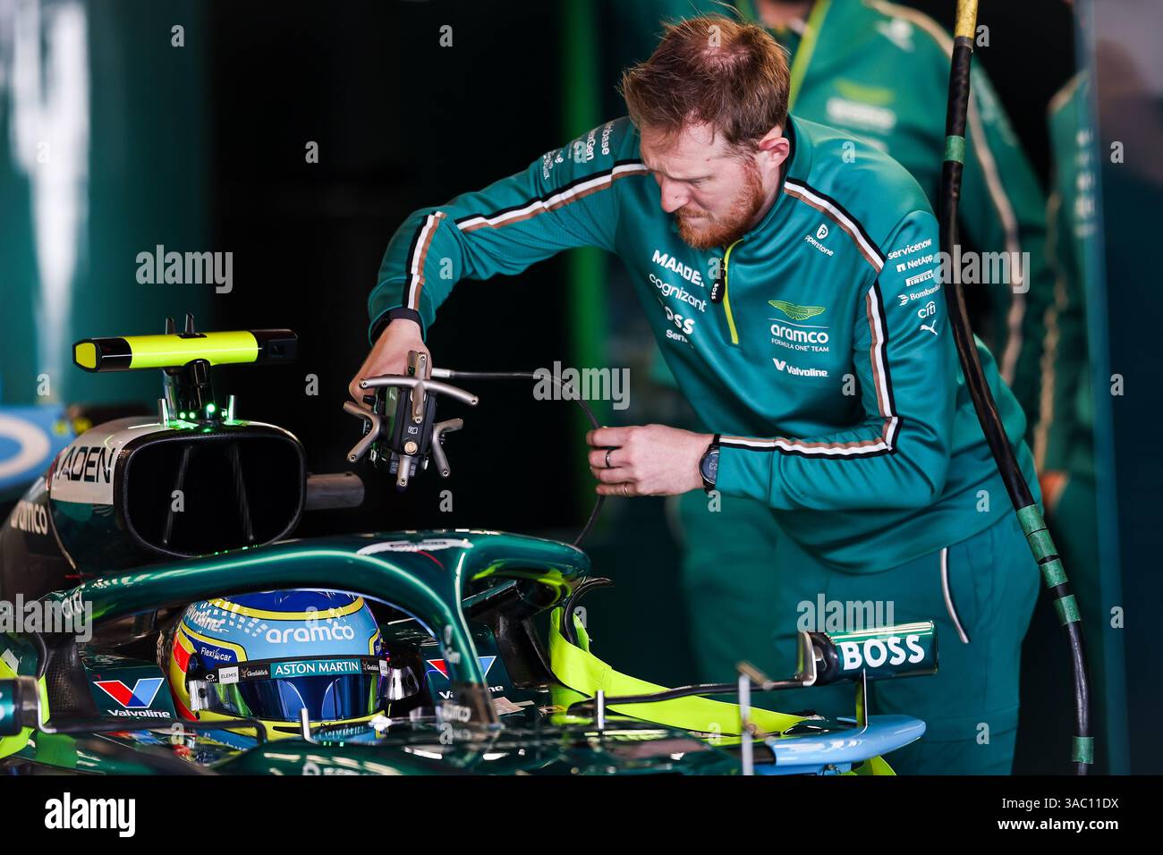 Aston Martin F1 Team, mechanic, mecanicien, mechanics during the ...