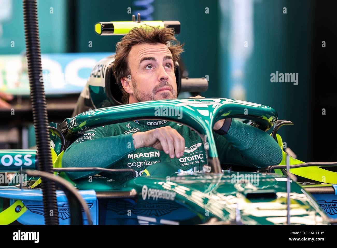 ALONSO Fernando (spa), Aston Martin F1 Team AMR25, portrait during the ...