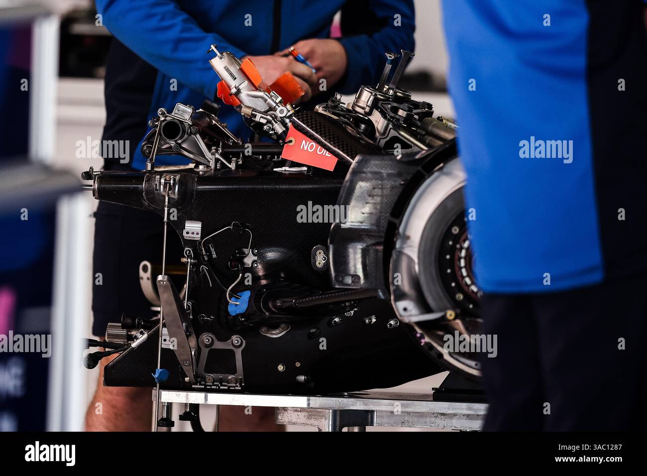 Suzuka, Japon. 03rd Apr, 2025. Alpine F1 Team A525, mechanical detail ...