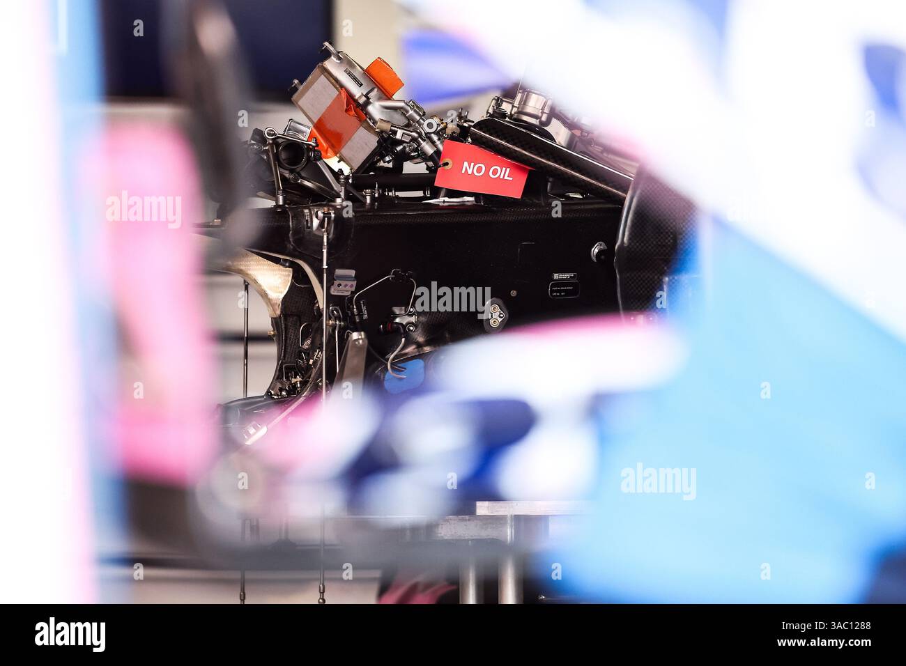 Suzuka, Japon. 03rd Apr, 2025. Alpine F1 Team A525, mechanical detail ...