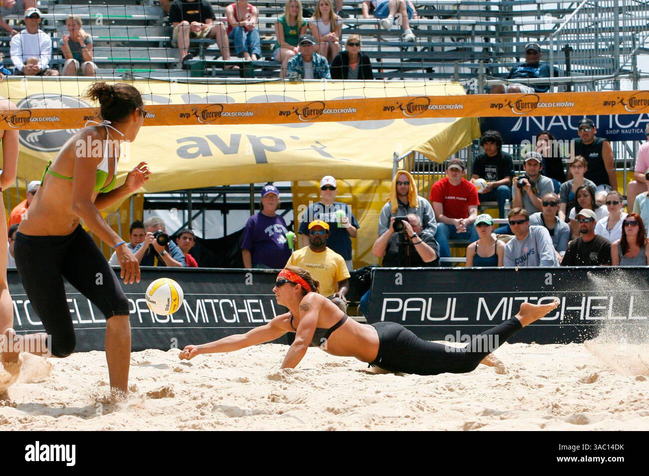 Apr 20, 2008 - Arlington, Texas, USA - MISTY MAY-TREANOR reaches for ...