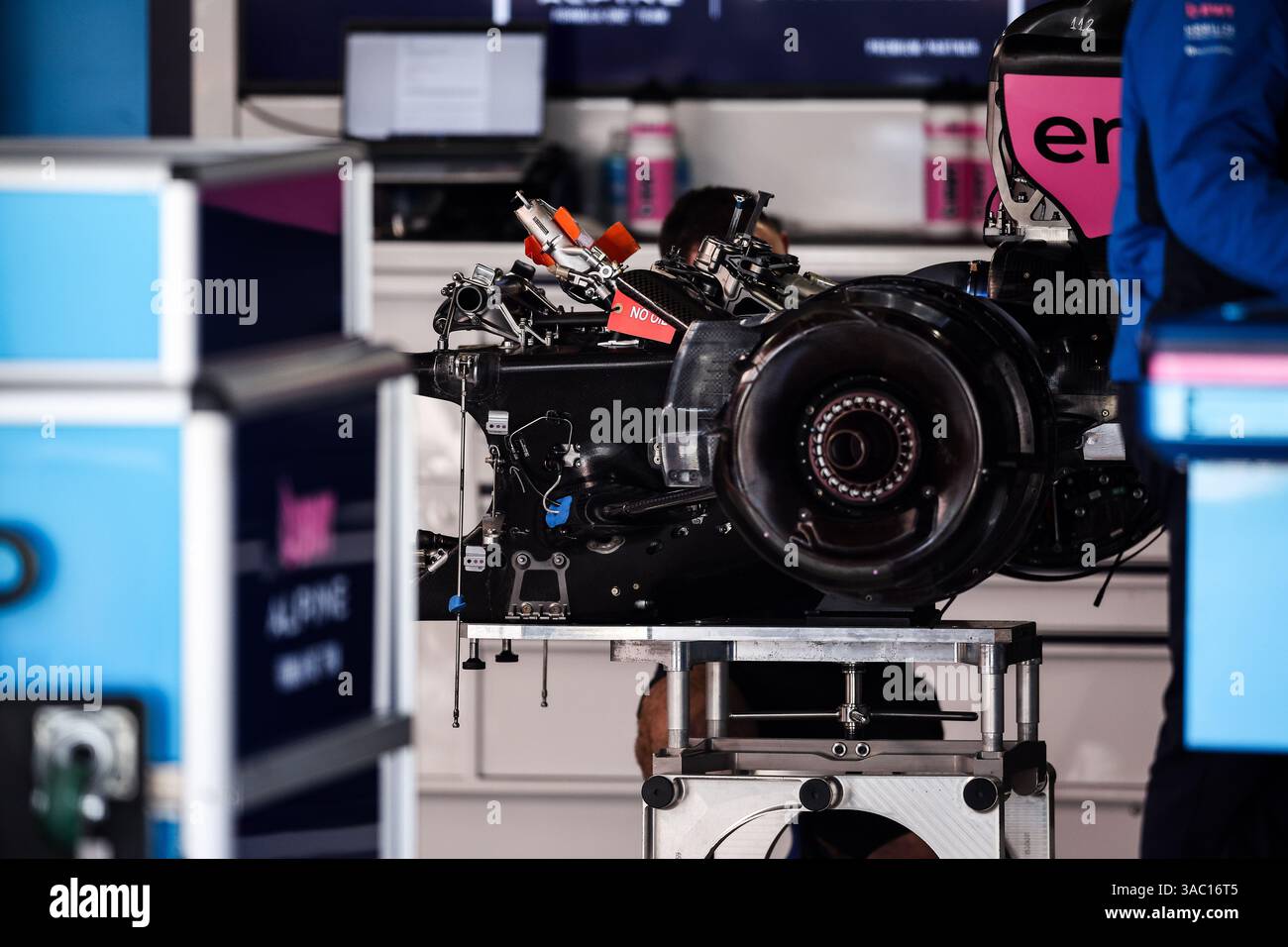 Alpine F1 Team A525, mechanical detail gearbox, boite de vitesse during ...